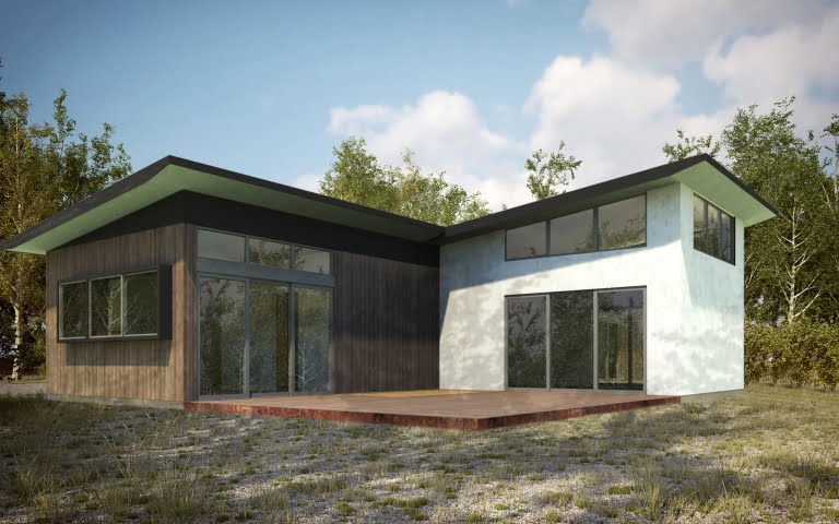 MA Modular T Plan Prefab Home
